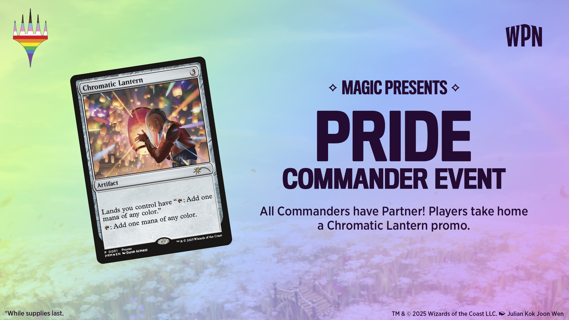 MtG: Commander Pride Event – 6/29/25 • 12:00PM - Everscape