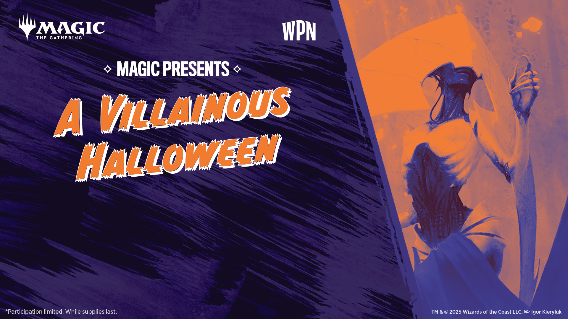 MtG: A Villainous Halloween Commander – 11/02/25 • 12:00PM - Everscape